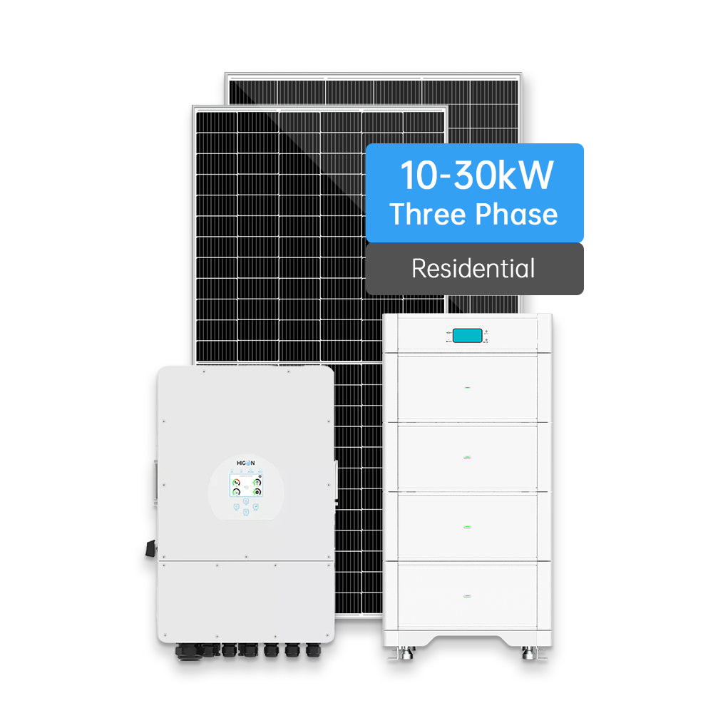Higon Residential 10kW 20kW 30kW Lithium Battery Hybrid Solar System Manufacturer