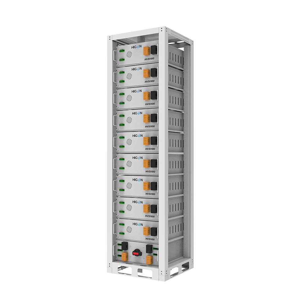 Hign Voltage Commercial Energy Storage Systems Rack Upto 50kWh Clauster ...